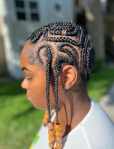 Braided Baldie Designs: 30 Different Bald Head Braids Hairstyles ...