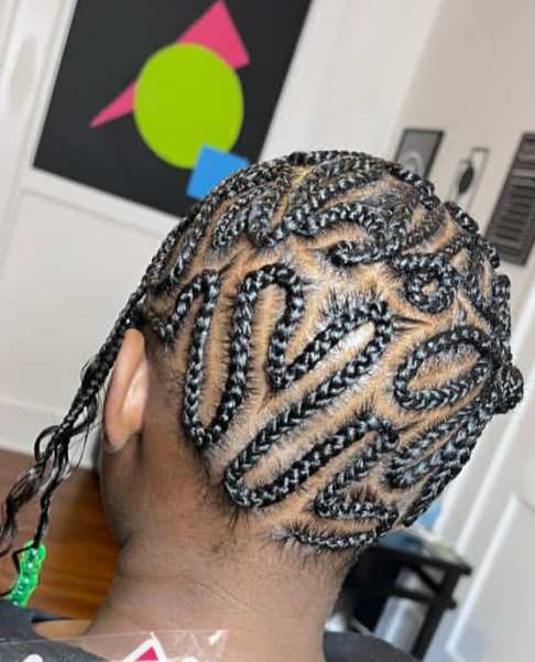 Braided Baldie Designs: 30 Different Bald Head Braids Hairstyles ...